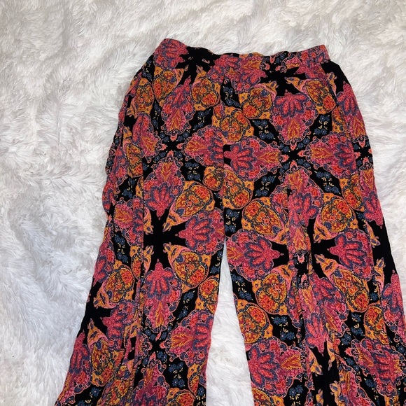 EARTHBOUND | Pants & Jumpsuits | Earthbound Boho Flowy Front Slit Beach ...